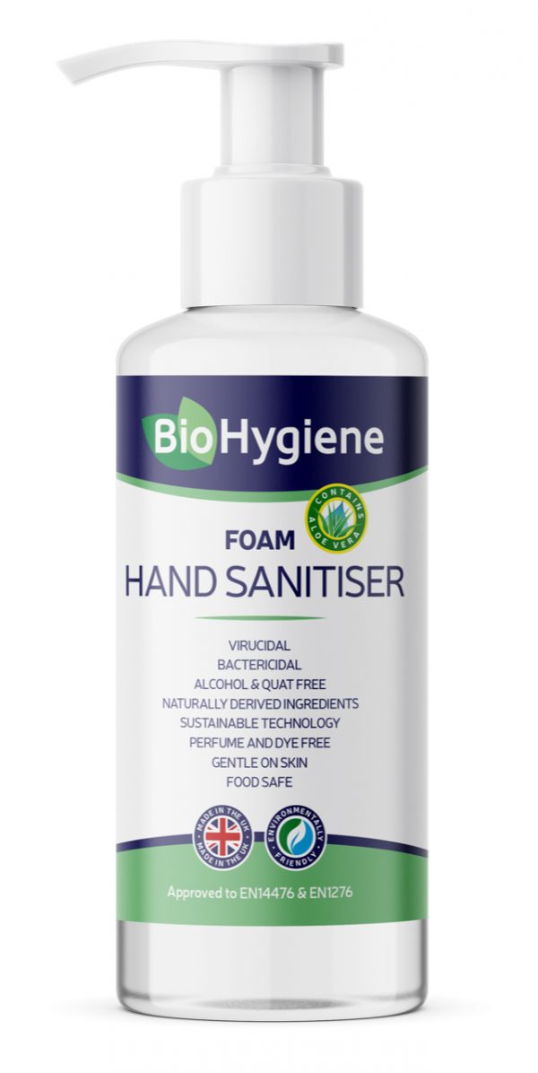 BioHygiene design and manufacture effective, alcohol free foam hand ...