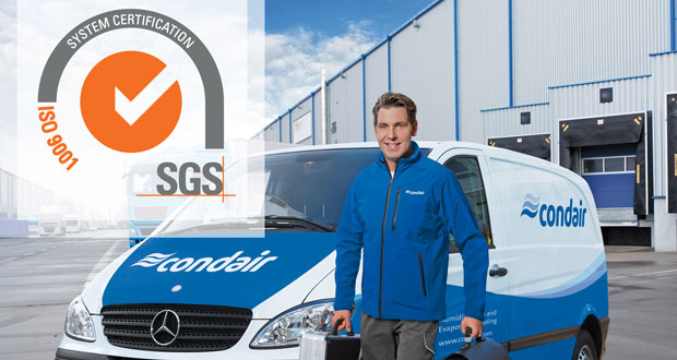 Condair ISO9001 marks 30 years' of quality - FMJ